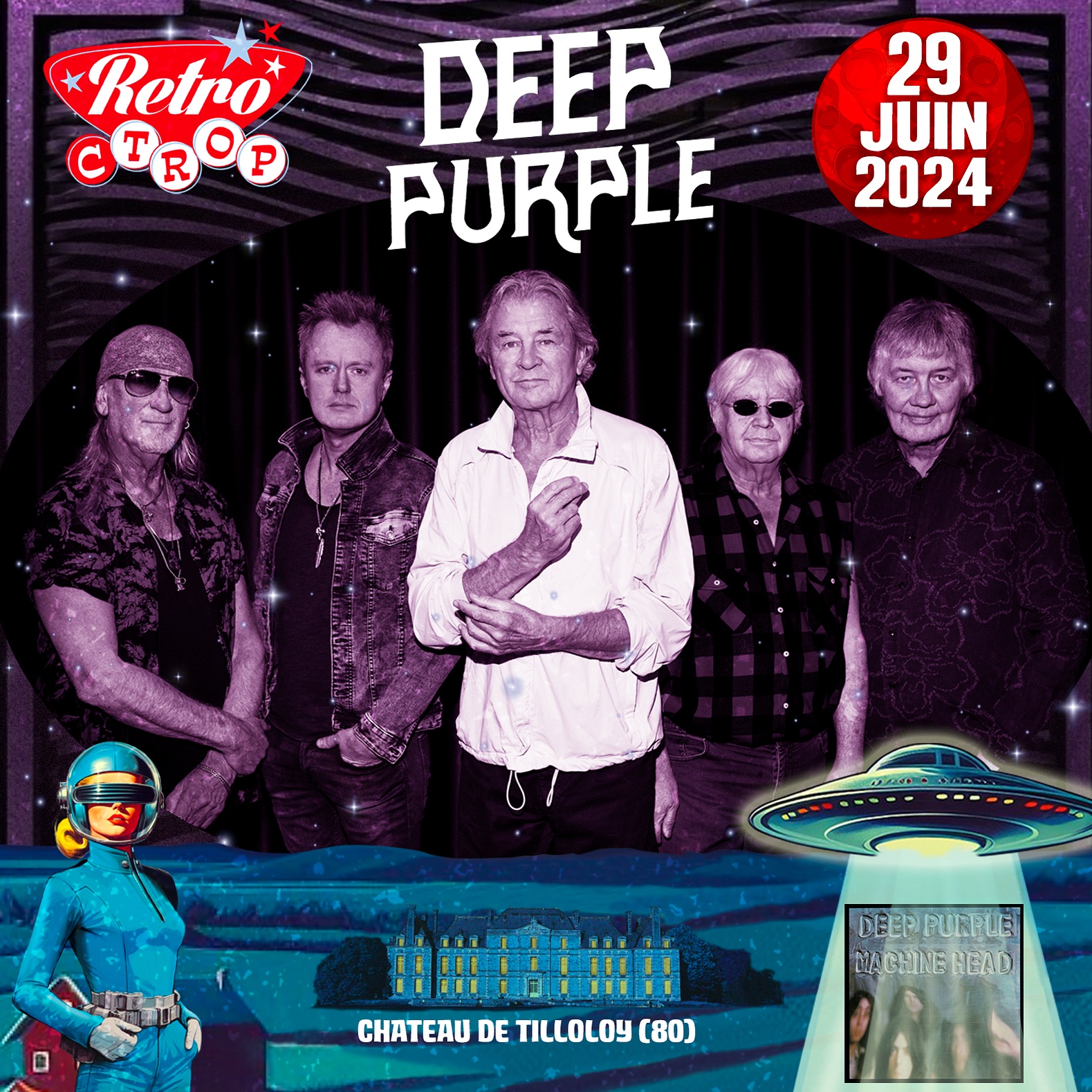 Deep Purple : A l’affiche du festival «Retro C Trop» @Tilloloy (80) le ...