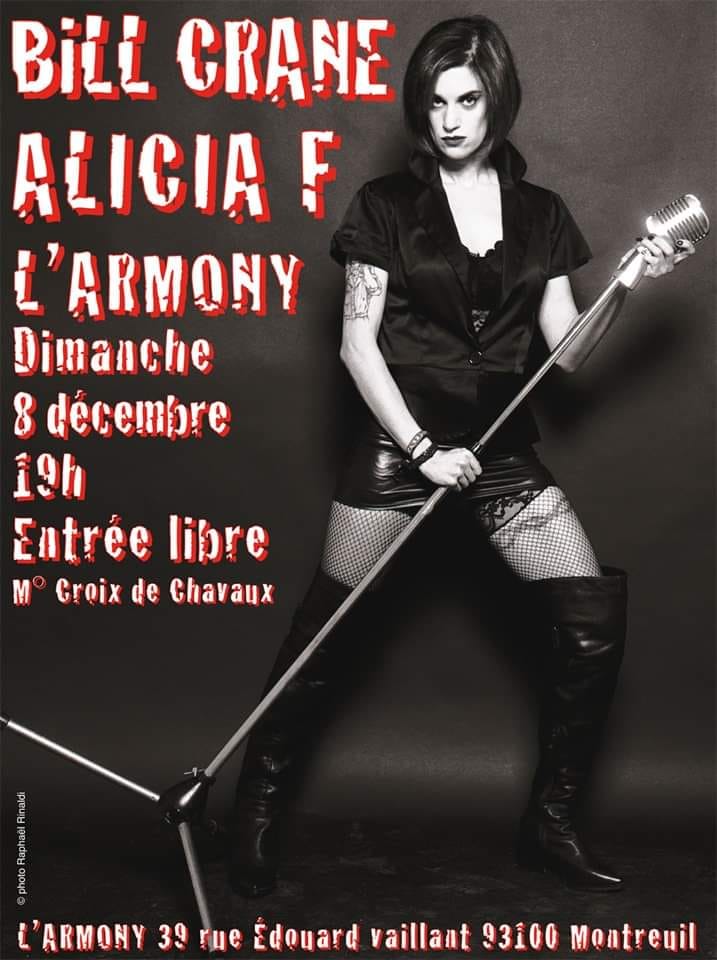 The Alicia F! Band : En concert le 8 décembre 2019 @ Montreuil "L ...