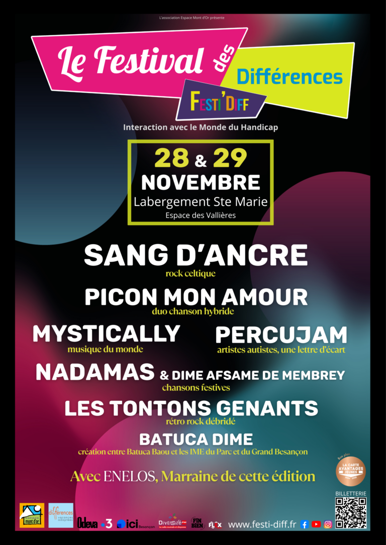 Festival des Différences : Les 28 & 29 Novembre 2025 @Labergement Ste Marie (25) - Ride The Sky