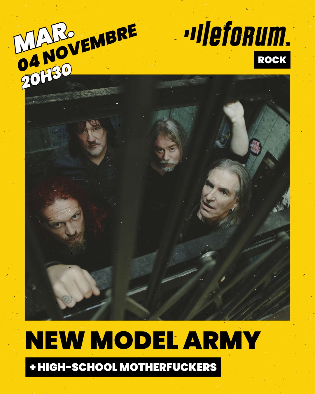 New Model Army + High-School Motherfuckers : En concert @Vauréal (95 ...