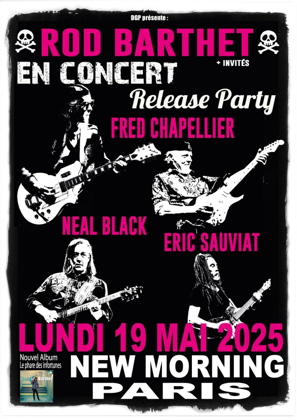 Rod Barthet : En concert @Paris le 19 mai 2025 avec Fred Chapellier ...