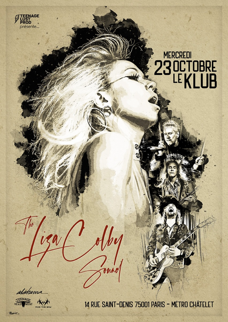 The Liza Colby Sound : En concert @ Paris le 23 octobre 2019 - Ride The Sky